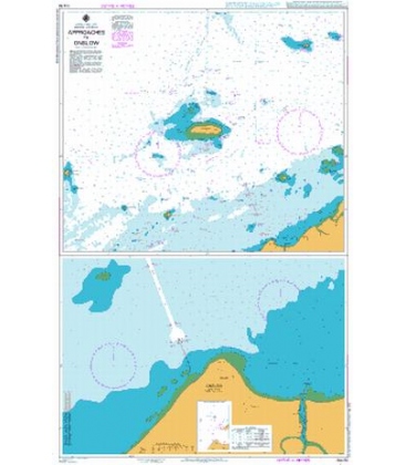 British Admiralty Australian Nautical Chart 64 Approaches to Onslow