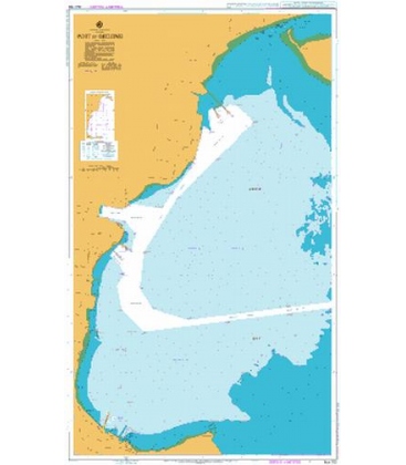 British Admiralty Australian Nautical Chart 153 Port of Geelong