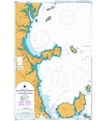 BA New Zealand Chart NZ5321 Mahurangi Island to Rangitoto Island