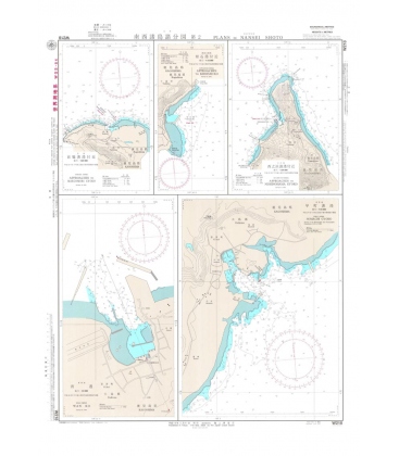 Japan Hydrographic Association (JHA) Nautical Chart W218 Plans in ...