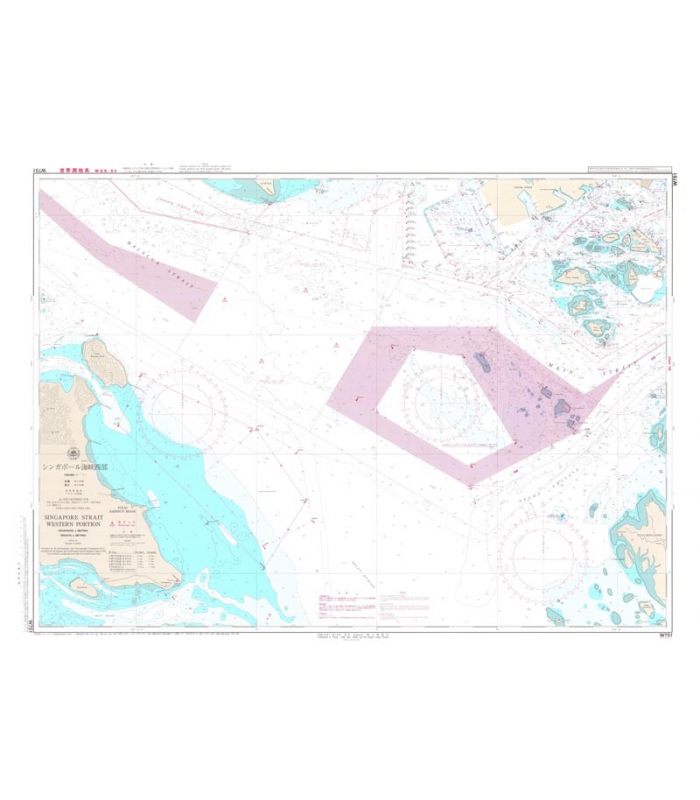 Japan Hydrographic Association (JHA) Nautical Chart W751 Singapore ...