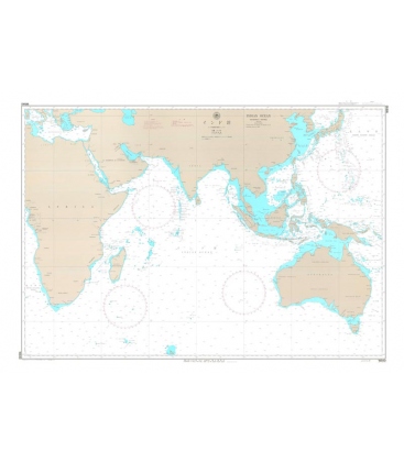 Japan Hydrographic Association (JHA) Nautical Chart W840 Indian Ocean