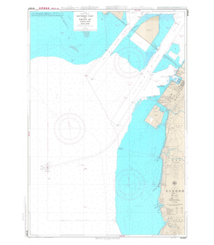 Japan Hydrographic Association (JHA) Nautical Chart W1055B(INT5311 ...