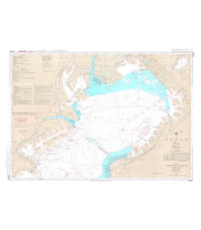 Japan Hydrographic Association (JHA) Nautical Chart W1061(INT5303 ...