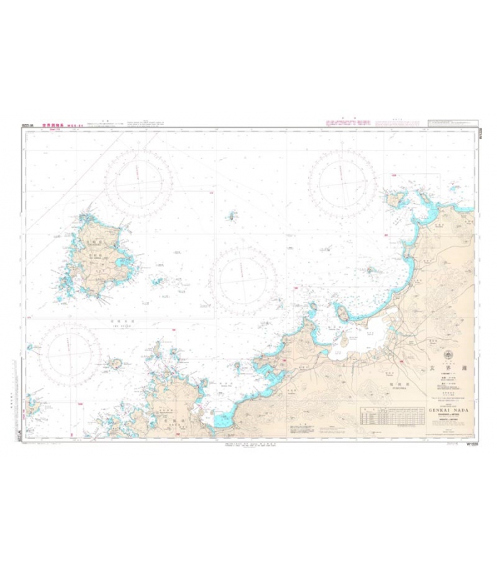 Japan Hydrographic Association (JHA) Nautical Chart W1228 Genkai Nada