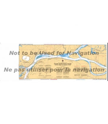 Canadian Nautical Charts Pacific Region 3489 Fraser River-Fleuve Fraser ...