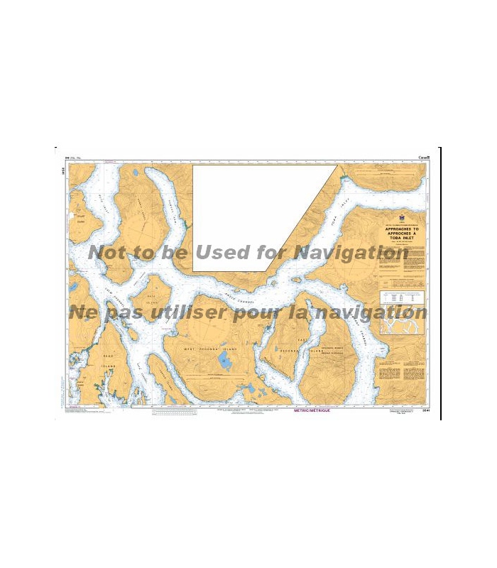 Canadian Nautical Charts Pacific Region 3541 Approaches to-Approches a ...