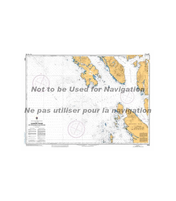 Canadian Nautical Charts Pacific Region 3724 Caama–o Sound and ...