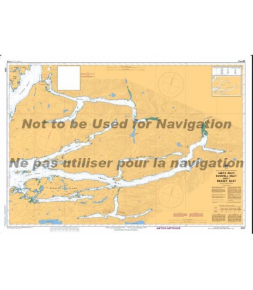 Canadian Nautical Charts Pacific Region 3931 Smith Inlet, Boswell Inlet ...