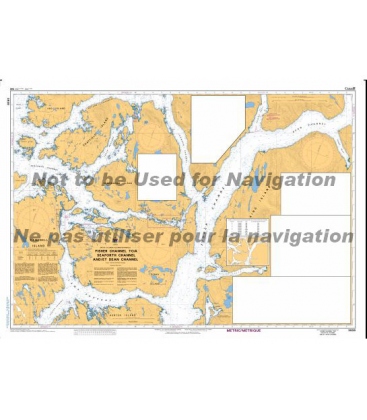 Canadian Nautical Charts Pacific Region 3939 Fisher Channel to Seaforth ...
