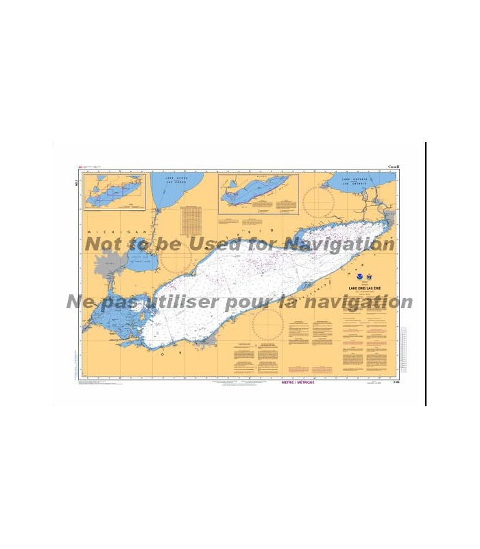 Canadian Nautical Charts Central and Arctic Region 2100 Lake Erie - Lac ...