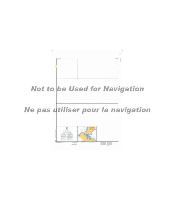 Canadian Nautical Charts Central and Arctic Region 2268 Plans North Channel