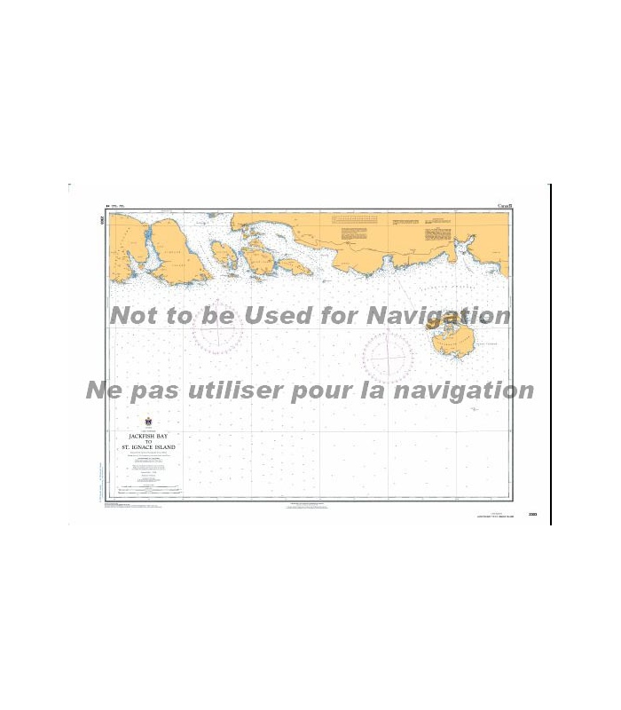 Canadian Nautical Charts Central and Arctic Region 2303 Jackfish Bay to ...