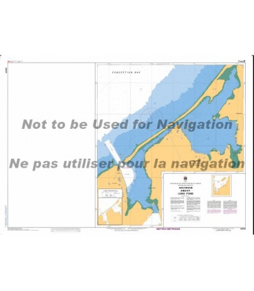 Canadian Nautical Charts Atlantic Region 4848 Holyrood and-et Long Pond