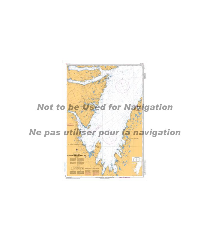 Canadian Nautical Charts Atlantic Region 4851 Trinity Bay - Southern ...