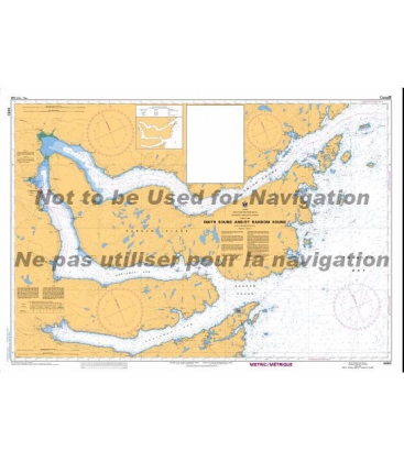 Canadian Nautical Charts Atlantic Region 4852 Smith Sound and-et Random ...
