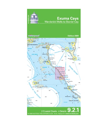 NV-Charts Waterproof 9.2.1: Exuma CaysWarderick Wells to Staniel Cay