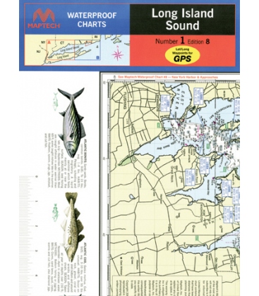 Long Island Sound Waterproof Chart WPC001 - Richardson's Maptech, 9th ...
