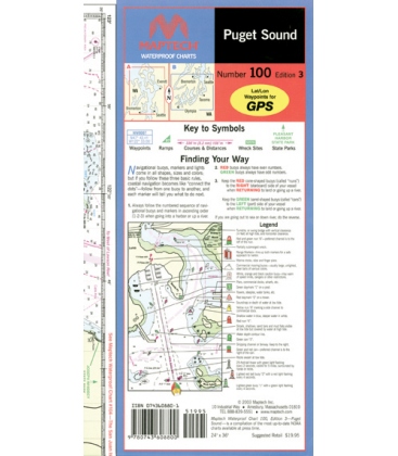 Puget Sound, Waterproof Chart - Richardson's Maptech