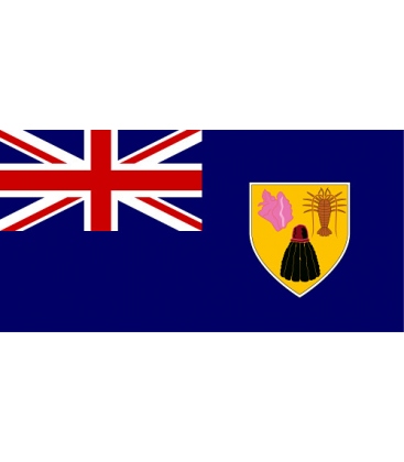 Turks & Caicos Islands Courtesy Flag 12x18 in.