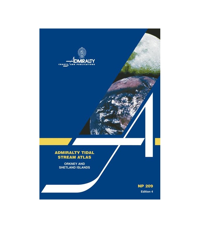 NP209 Admiralty Tidal Stream Atlas Orkney and Shetlands Islands, 4th ...