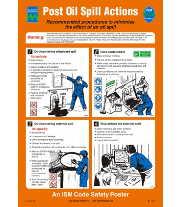 1023W Maritime Progress Poster, Post oil spill actions