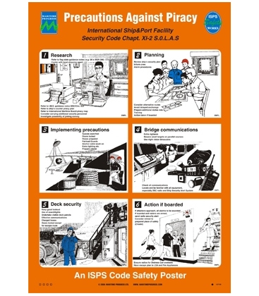 1071 Poster, Precautions against piracy 475 x 330mm