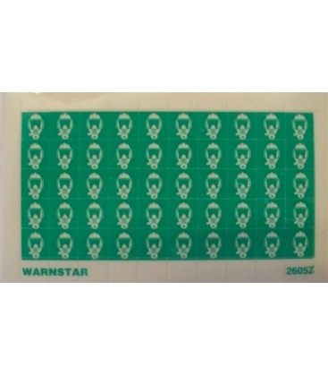 Fire & Safety Plans (Transparent vinyl) EEBD pictos - sheet of 50 (2605ZTV)