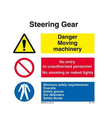 Combination Signs (White, rigid PVC) Switch board combination sign ...