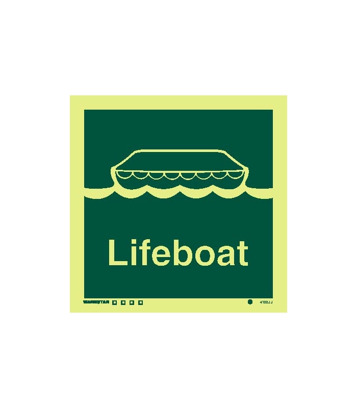 IMO Life Saving App. Symbols with Text (Photoluminescent, rigid PVC ...