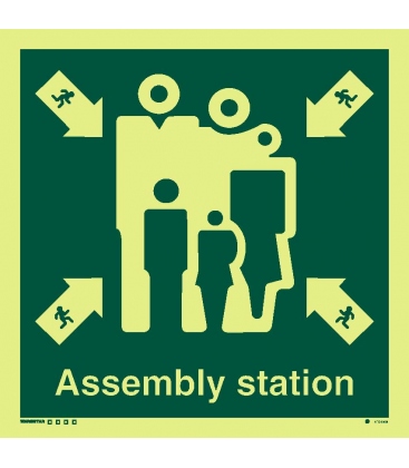IMO Life Saving App. Symbols with Text (Photoluminescent, rigid PVC ...