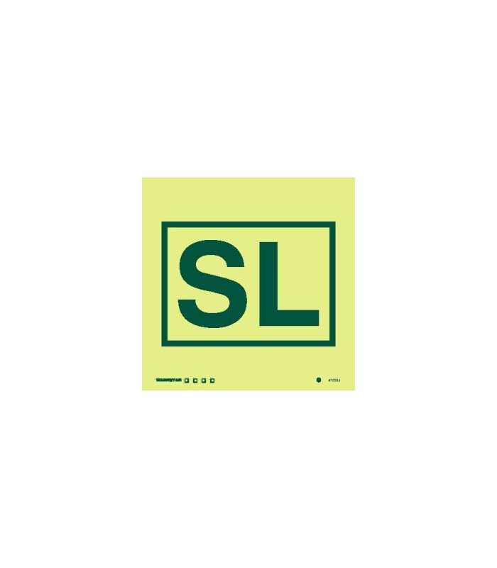 Safety Signs (Photoluminescent, rigid PVC) Safety Locker symbol (4133EEPR)