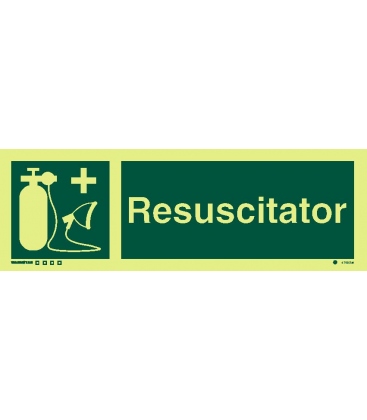 Safety Signs (Photoluminescent) Resuscitator (4190GMPR)