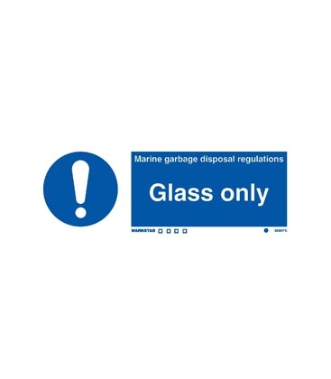 Departmental Signs Galley (White, self-adhesive vinyl) Marine garbage ...