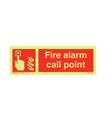 Fire Equipment Signs (Photoluminescent, rigid PVC) Fire alarm call ...