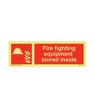Fire Equipment Signs (Photoluminescent, rigid PVC) Fire fighting ...