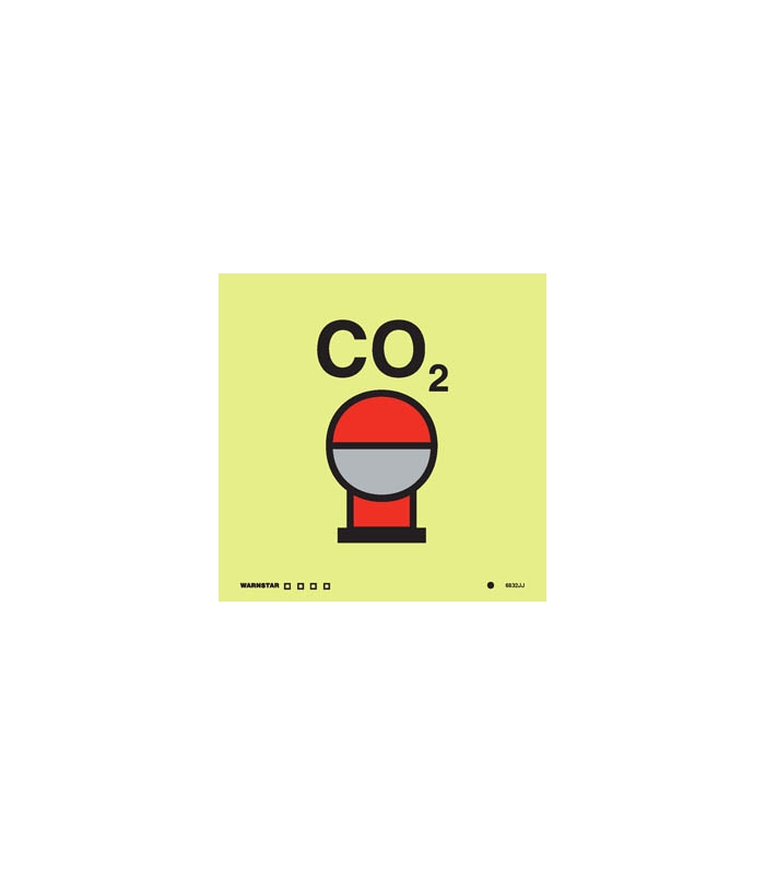 6832JJPV FCS - Fixed Co2 fire extinguishing bottle in protected area