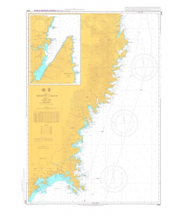 British Admiralty Japanese Nautical Chart 54 Ishinomaki Wan to Miyako KoÊ