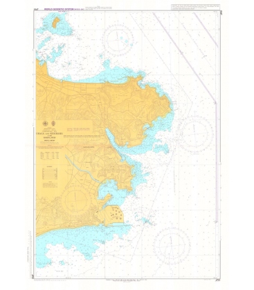 British Admiralty Japanese Nautical Chart JP91 Uraga and Kurihama