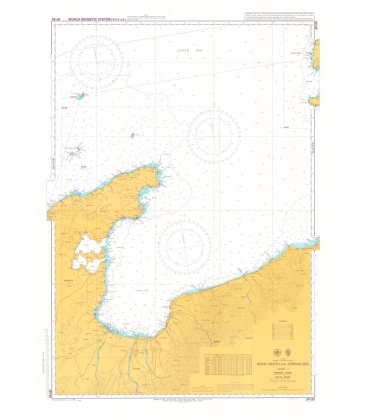 British Admiralty Japanese Nautical Chart JP120 Noto Hanto and Approaches