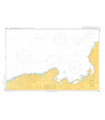 British Admiralty Japanese Nautical Chart JP139 Tottori Ko to Fukui Ko