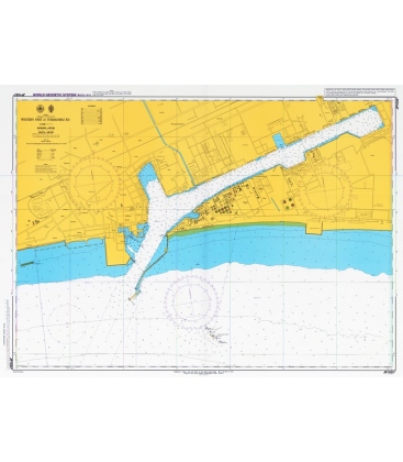 BA Japanese Nautical Chart JP1033A Western Part of Tomakomai Ko