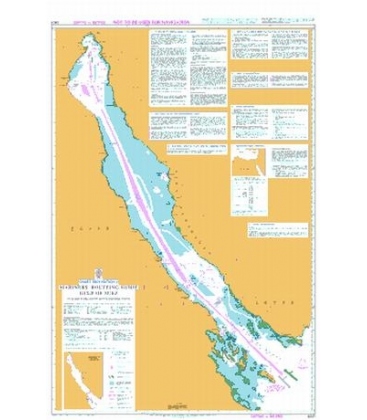 British Admiralty Nautical Chart 5501 Mariners' Routeing Guide - Gulf ...