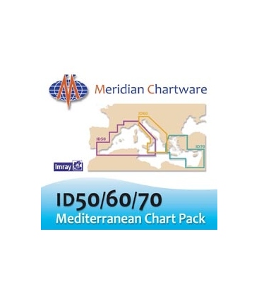Meridian Digital Chart ID50,60,70 - Combined Mediterranean