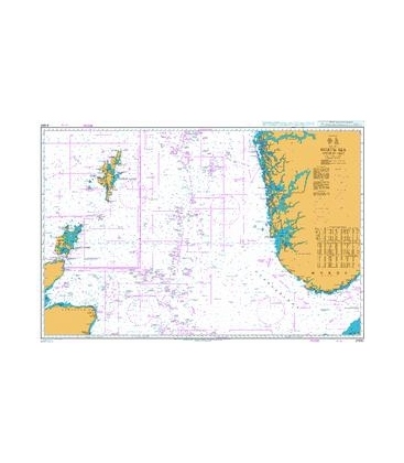 British Admiralty Nautical Chart 2182C North Sea Northern Sheet