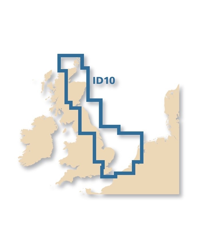 Meridian Digital Chart ID10 - North Sea - South and East