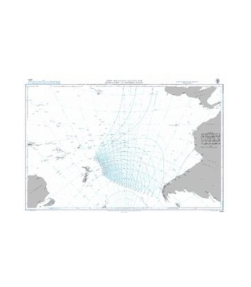 British Admiralty Gnomonic Chart 5098A South Pacific and Southern Oceans