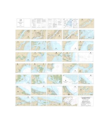 NOAA Chart 14846 (Small-Craft Chart Book) West End of Lake Erie from ...