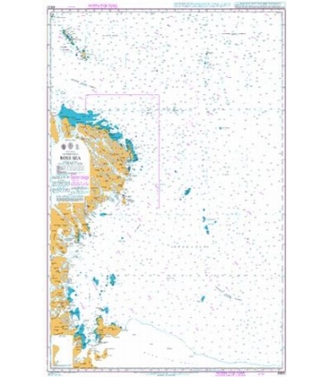 British Admiralty Nautical Chart 4900 Ross Sea