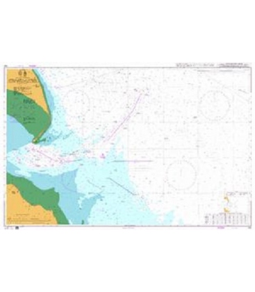British Admiralty Nautical Chart 104 Approaches to the Humber Traffic ...